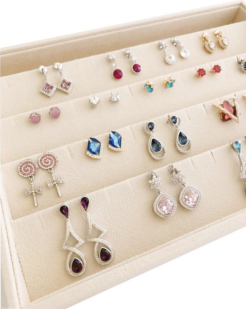 Medium Size Earring Organizer Show Tray Stackable Ideal for | Etsy