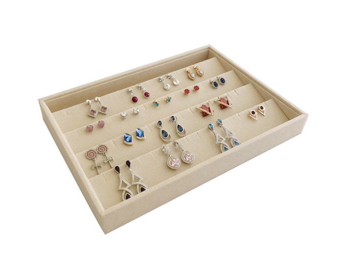 Medium Size Earring Organizer Show Tray Stackable Ideal for Home Store ...