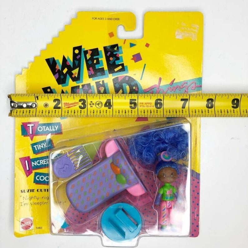 Vintage WEE WILD Things Suzie Cutie Doll Mattel 1987 Black African ...