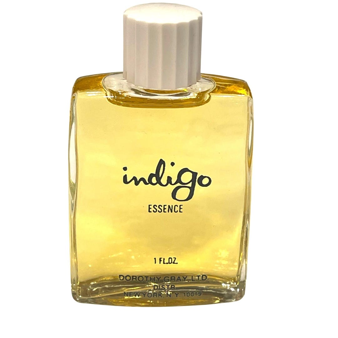 Vintage Dorothy Gray Indigo Essence Perfume 1 Fl Oz Glass Bottle Rare ...