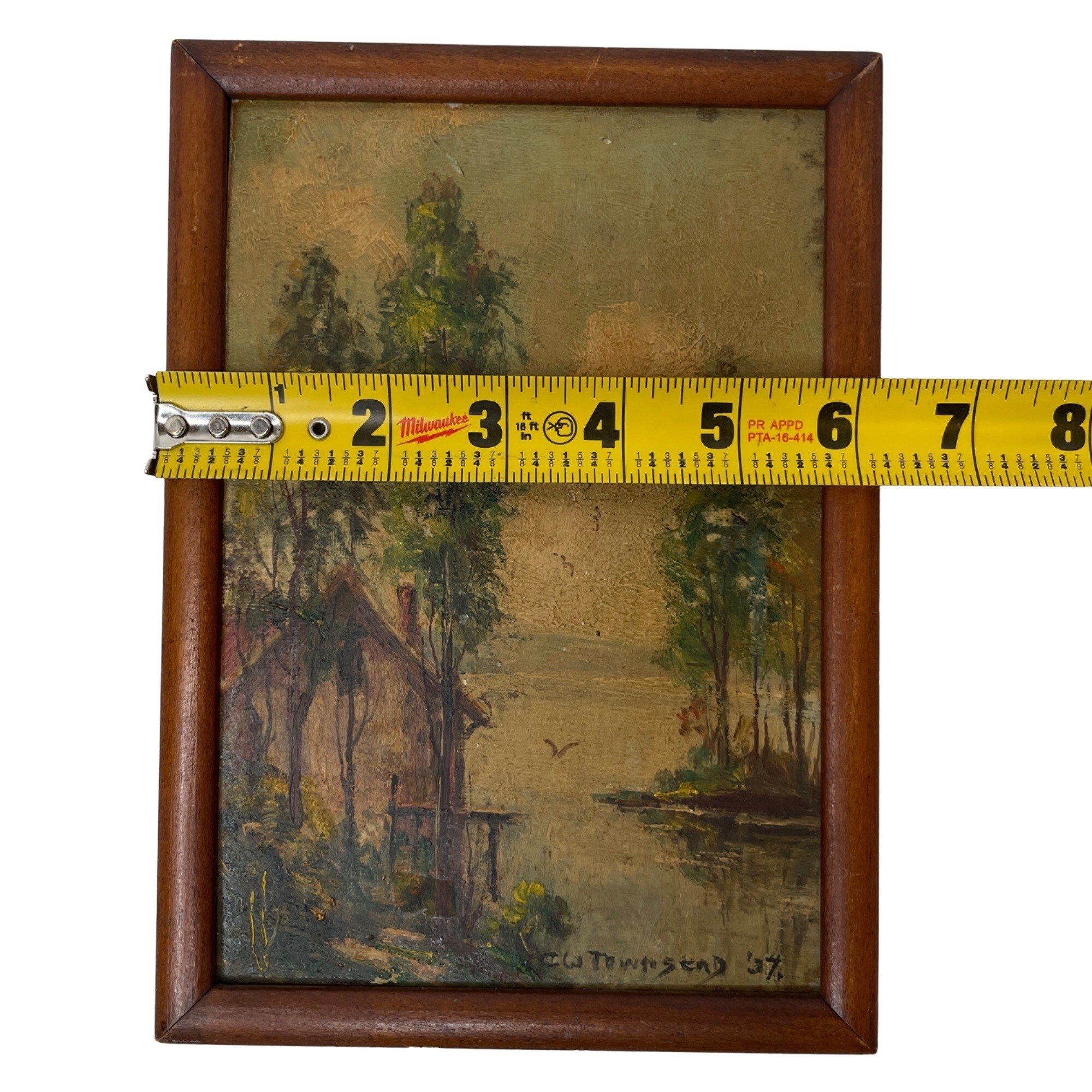 C. W. Townsend Original Oil Painting Listed Artist Woodstock NY Signed ...