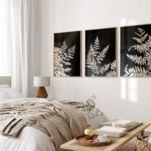 Modern Fern Artwork, Farmhouse Decor, Botanical Wall Art, Fern Leaf ...