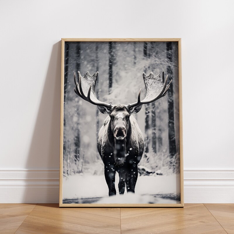 Moose Art - Etsy