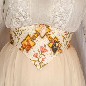 Illustrated Edwardian Corset Belt - Etsy