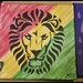 Original 10x10 Hand Painted Rasta "iman Lion" African Lion Rastafari ...