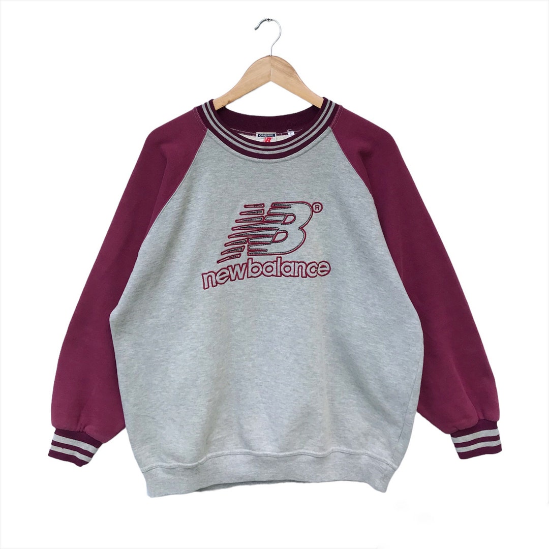PICK Vintage 90s New Balance Embroidery Logo Spellout Crewneck ...