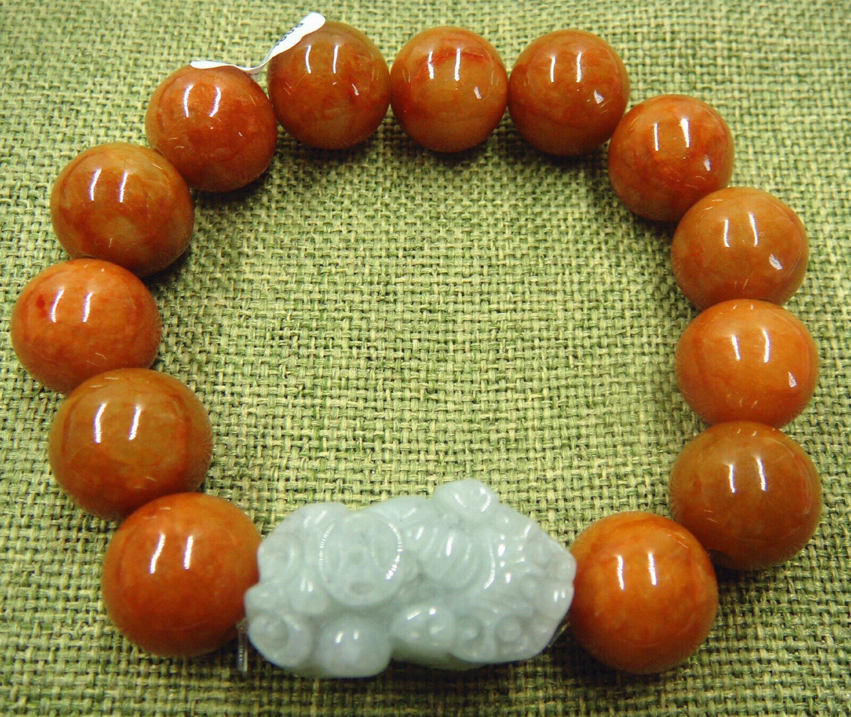 Certified Oily Brown Orange Natural Grade A Jadeite Jade | Etsy