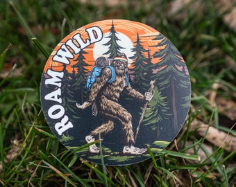 Official Sasquatch Research Team Sticker, Bigfoot Hunter Decal, Bigfoot ...