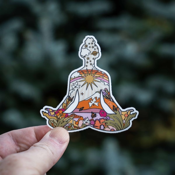 Yoga Stickers - Etsy