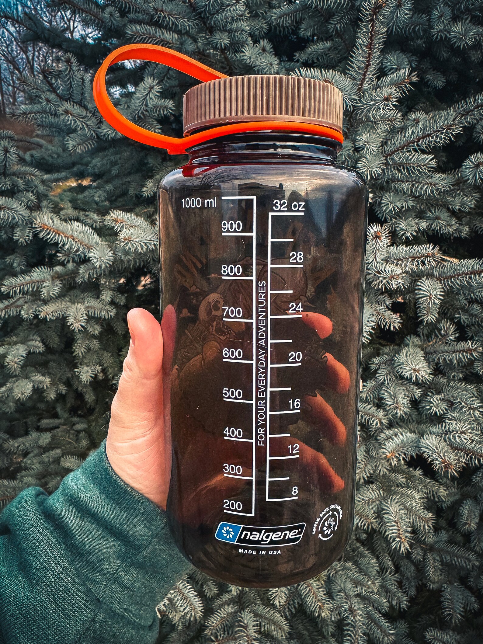 Kayaking Nalgene 32oz Water Bottle, Kayaking Water Bottle Gift, Keep ...