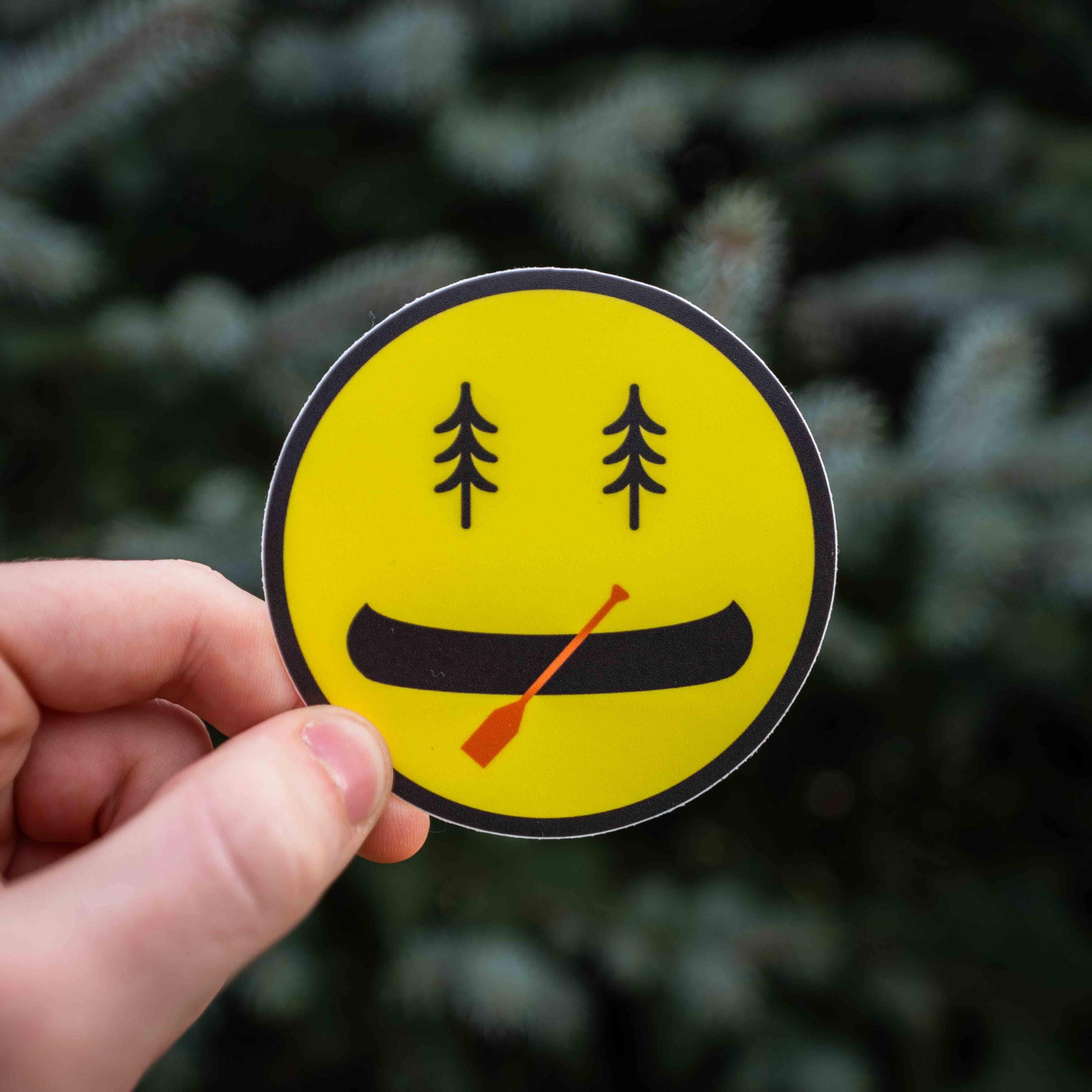 Happy Canoeing Sticker, Canoe Sticker, Paddling, Paddler, Canoeing ...