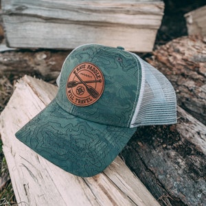 Have Paddle - Will Travel, Canoeing Hat Kayaking Hat, Kayak, Leather ...