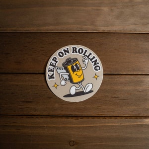Keep on Rolling Camera Film Sticker - Vintage Film Camera Sticker ...
