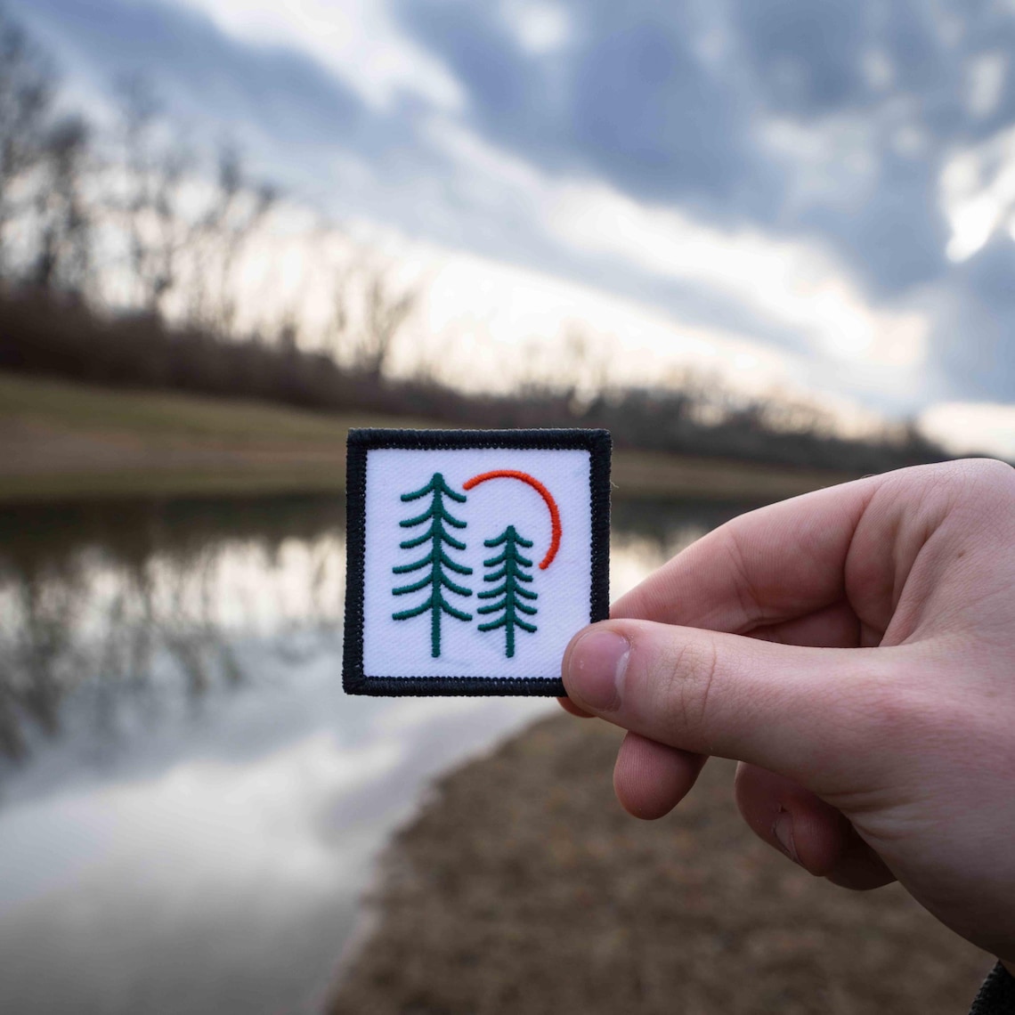 Daybreak Nature Embroidered Patch - Heat Seal Iron on Embroidered Patch ...