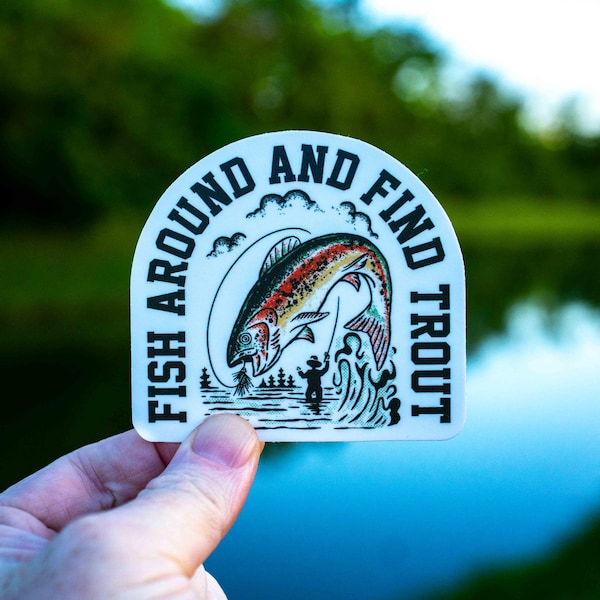 Fishing Stickers - Etsy