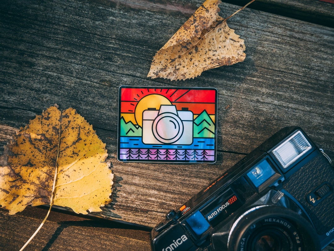Pride Flag Holographic Explorer Photographer Camera - Photography ...