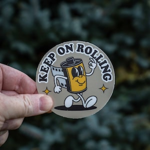 Keep on Rolling Camera Film Sticker - Vintage Film Camera Sticker ...
