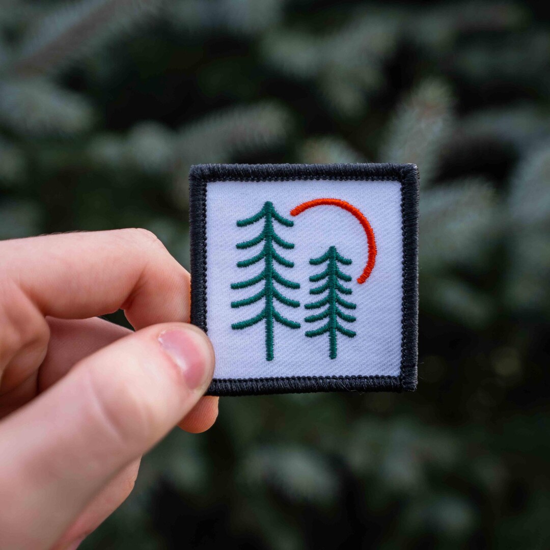 Daybreak Nature Embroidered Patch - Heat Seal Iron on Embroidered Patch ...