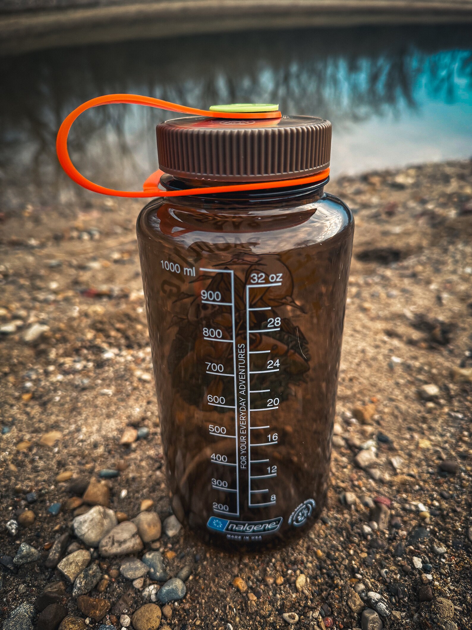 Kayaking Nalgene 32oz Water Bottle, Kayaking Water Bottle Gift, Keep ...