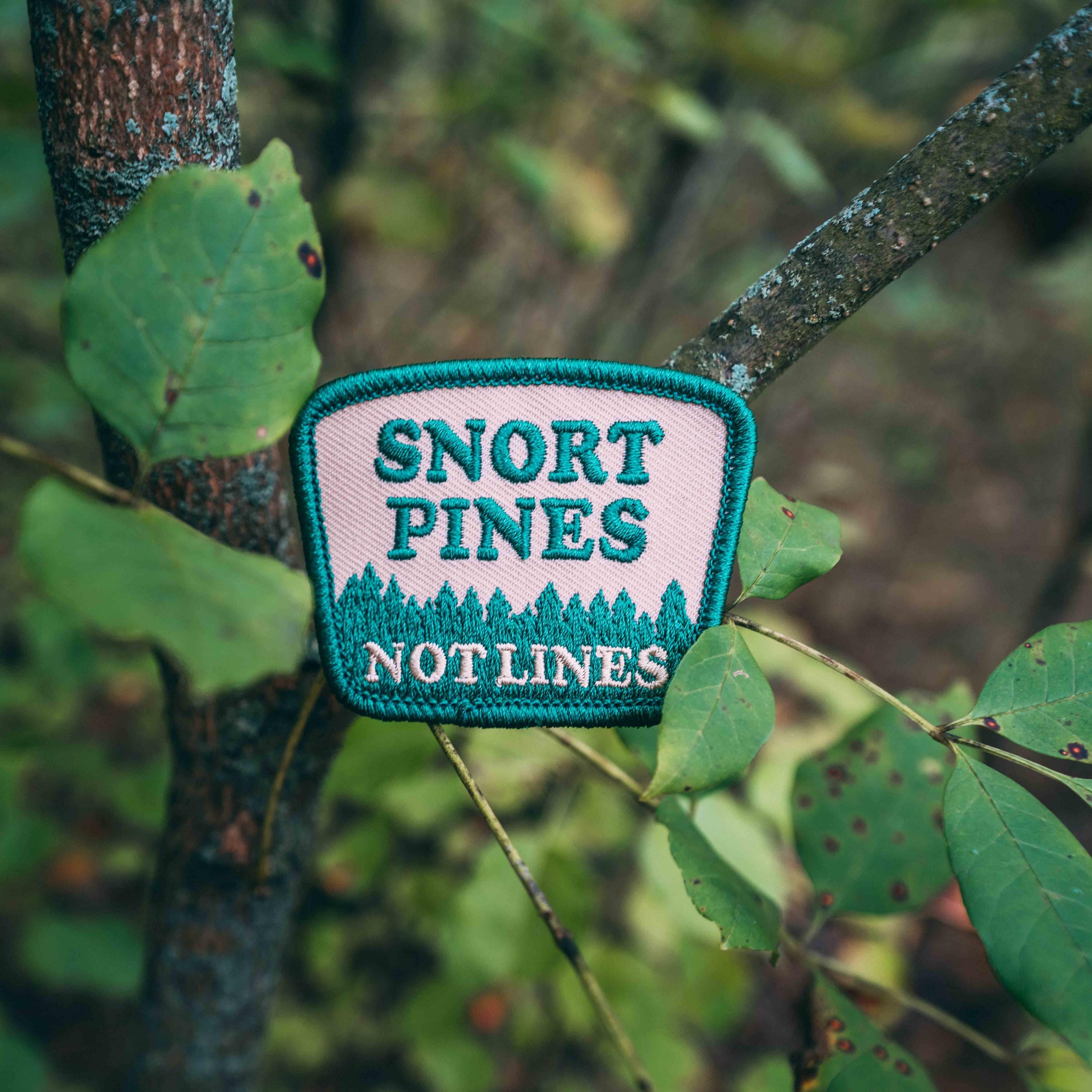 2 Nature Patch Set! - Snort Pines Not Lines & I Love Peeing Outside ...