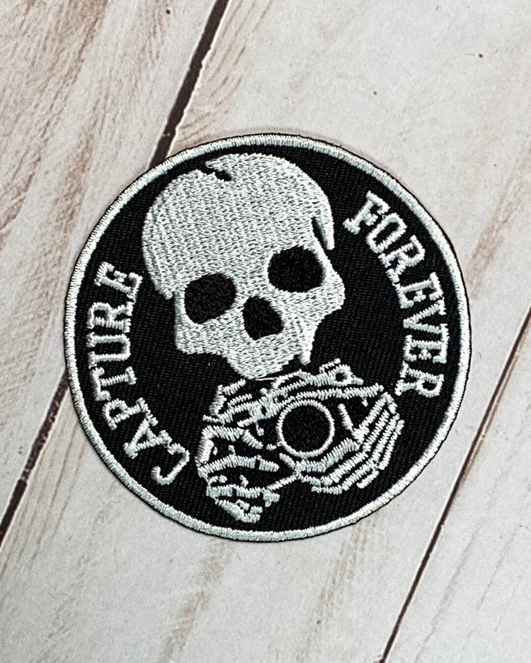 Capture Forever Patch Camera Photography Embroidered Patch ...