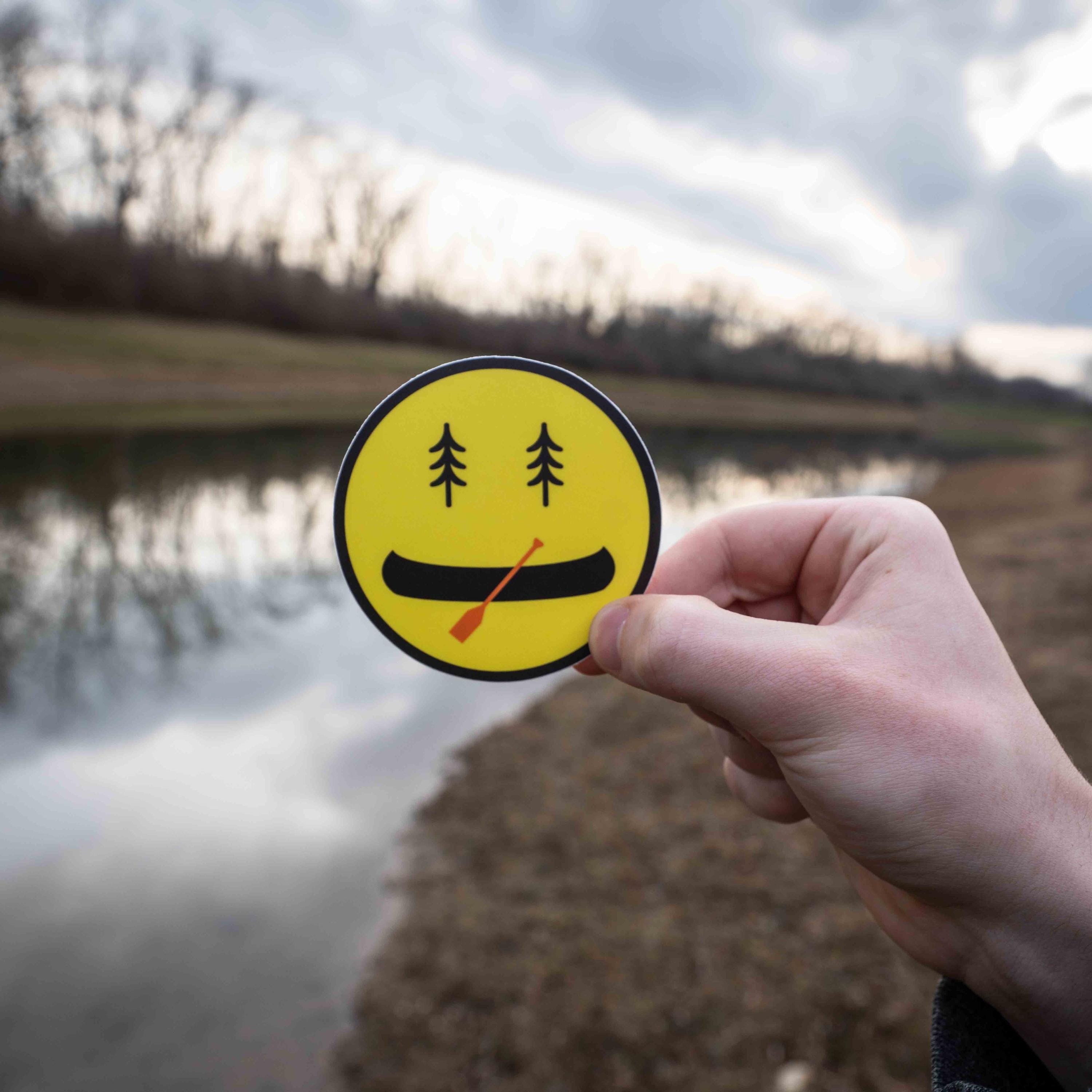 Happy Canoeing Sticker, Canoe Sticker, Paddling, Paddler, Canoeing ...