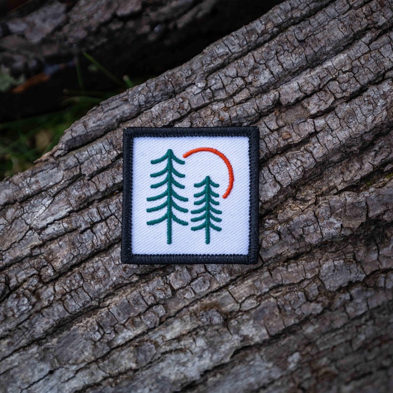 Daybreak Nature Embroidered Patch - Heat Seal Iron on Embroidered Patch ...