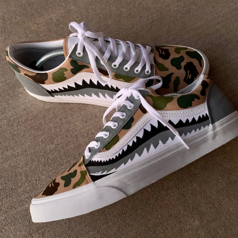 Bape Vans - Etsy