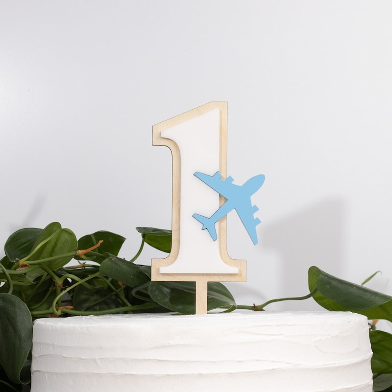 Airplane Kids Cake Topper - Etsy