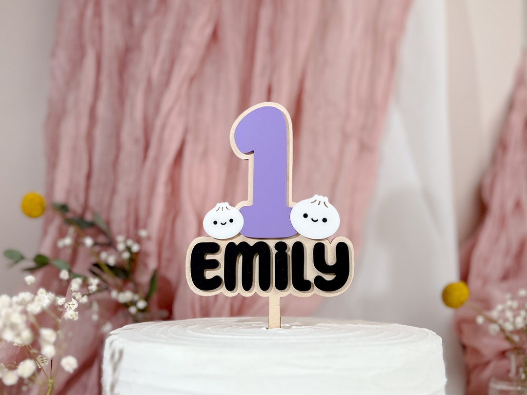 Little Dumpling Cake Topper | Xiao Long Bao | Birthday | Baby Dumpling ...