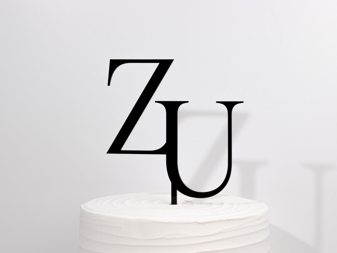 Wedding Cake Topper | Event Cake Topper | Wedding | Classic | Modern ...