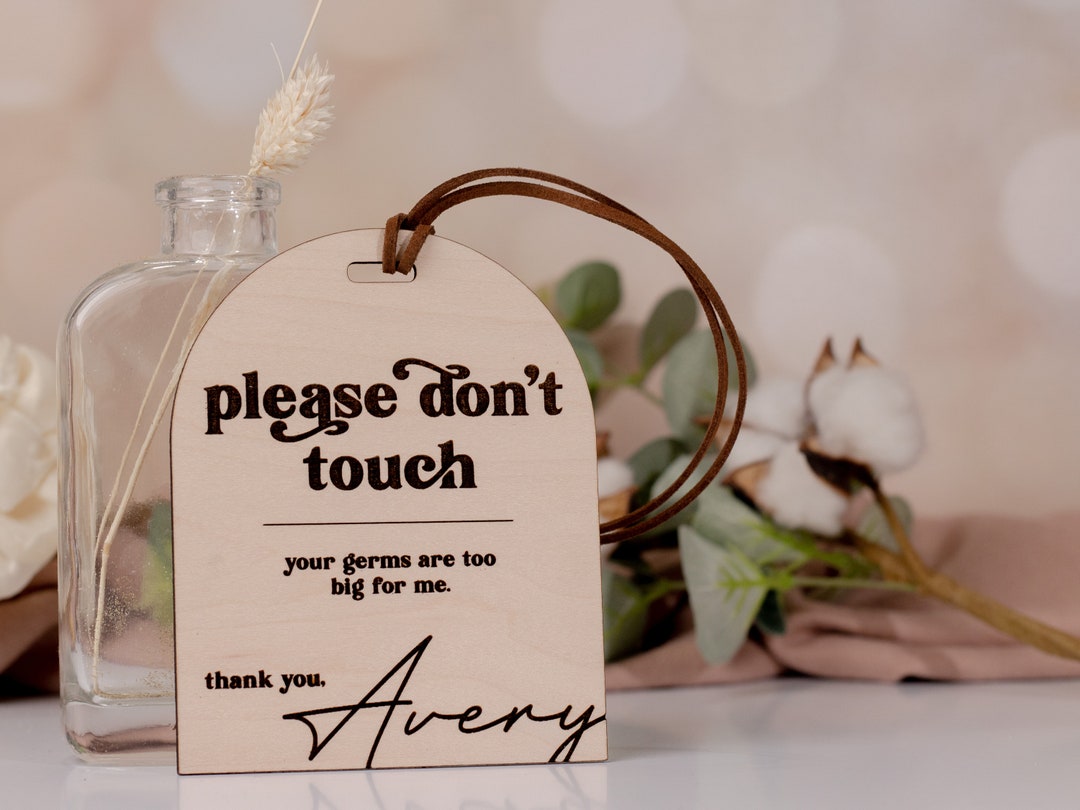 Custom Please Don't Touch | Baby Car Seat Tag | Please Do Not Touch ...