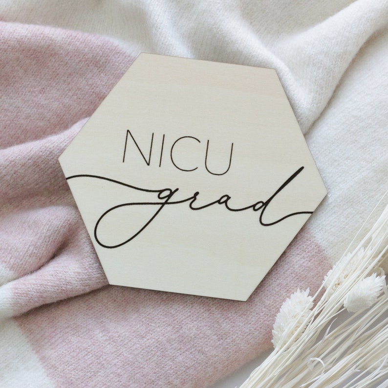 NICU Grad Birth Announcement Signs Photo Prop Infant Name - Etsy