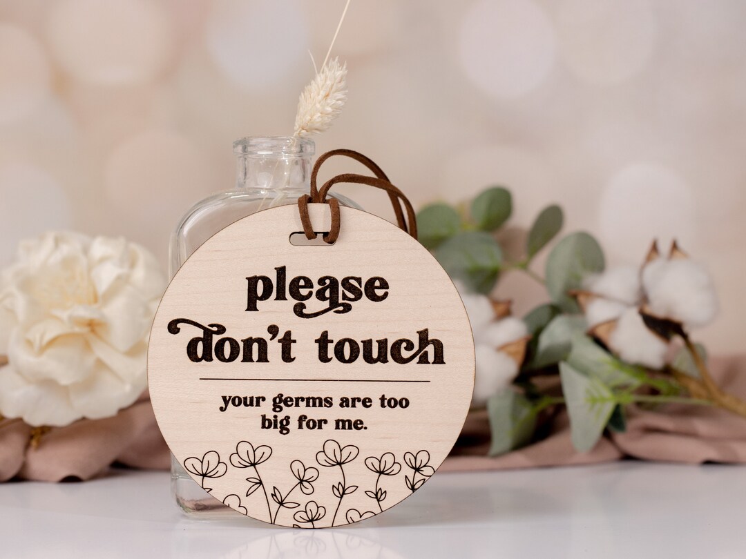 Clover Please Don't Touch | Baby Car Seat Tag | Please Do Not Touch ...