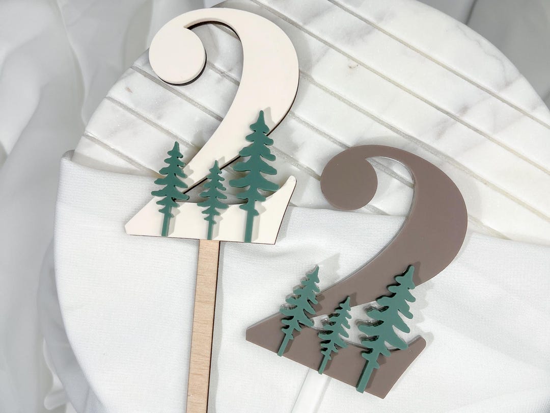 Forest Cake Topper | Adventure Cake Topper | Birthday | Nature Birthday ...