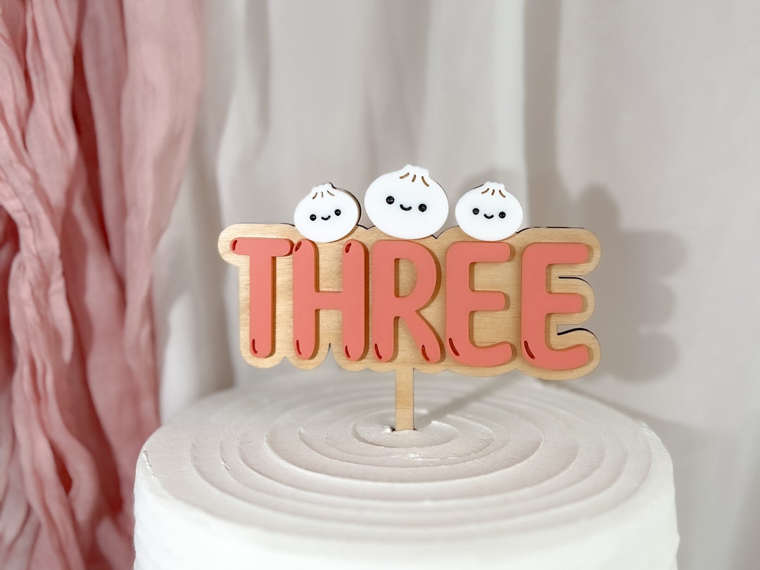 Little Dumpling Cake Topper | Xiao Long Bao | Birthday | Baby Dumpling ...