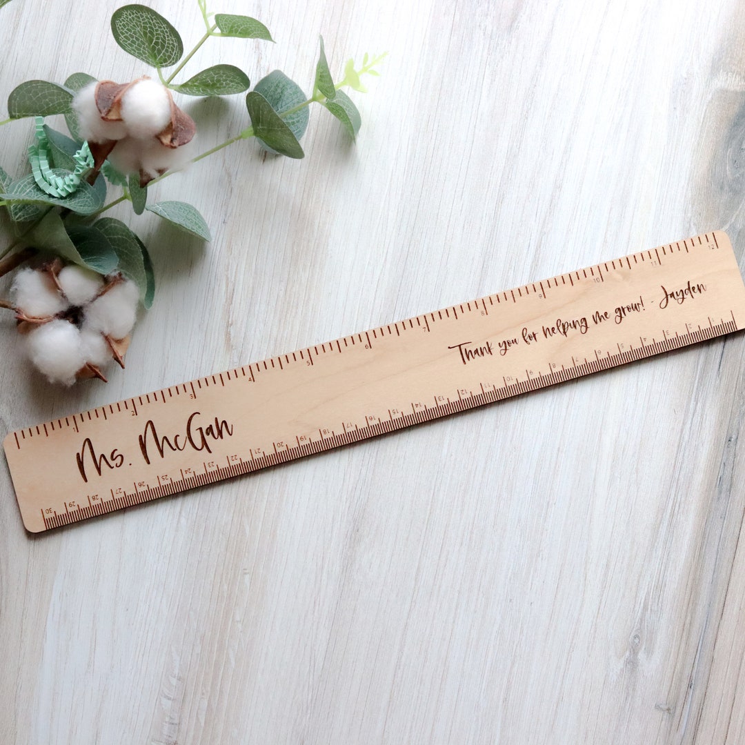 Teacher's Ruler | Teachers Gift | Teacher Appreciation | Educator ...