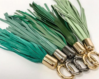 Green keychain | Etsy