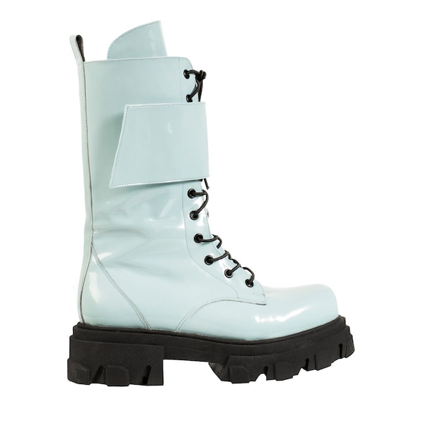 Designer Platform Boots - Etsy