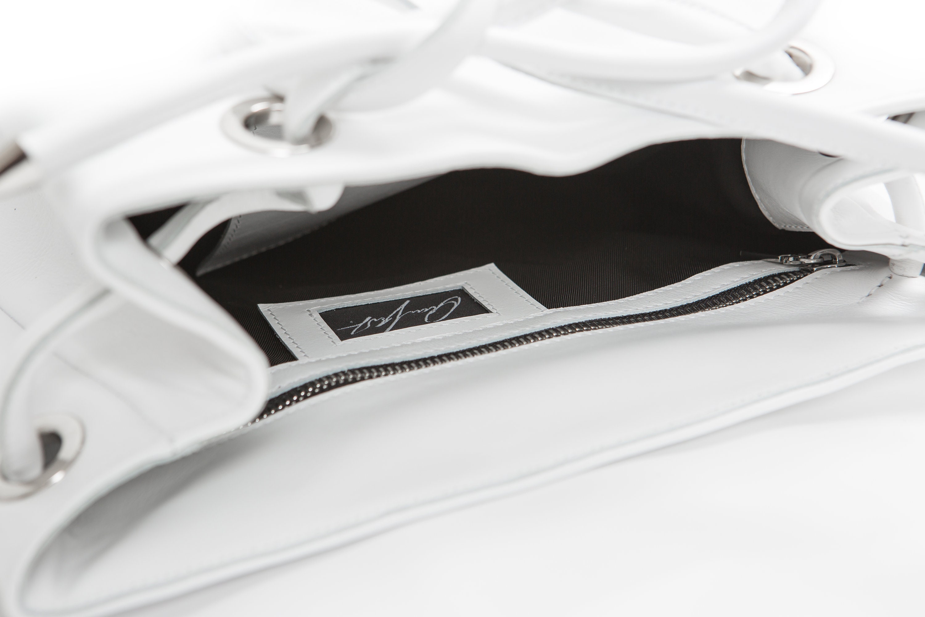 WHITE Leather Backpack Laptop Backpack Custom Made Leather Bag - Etsy