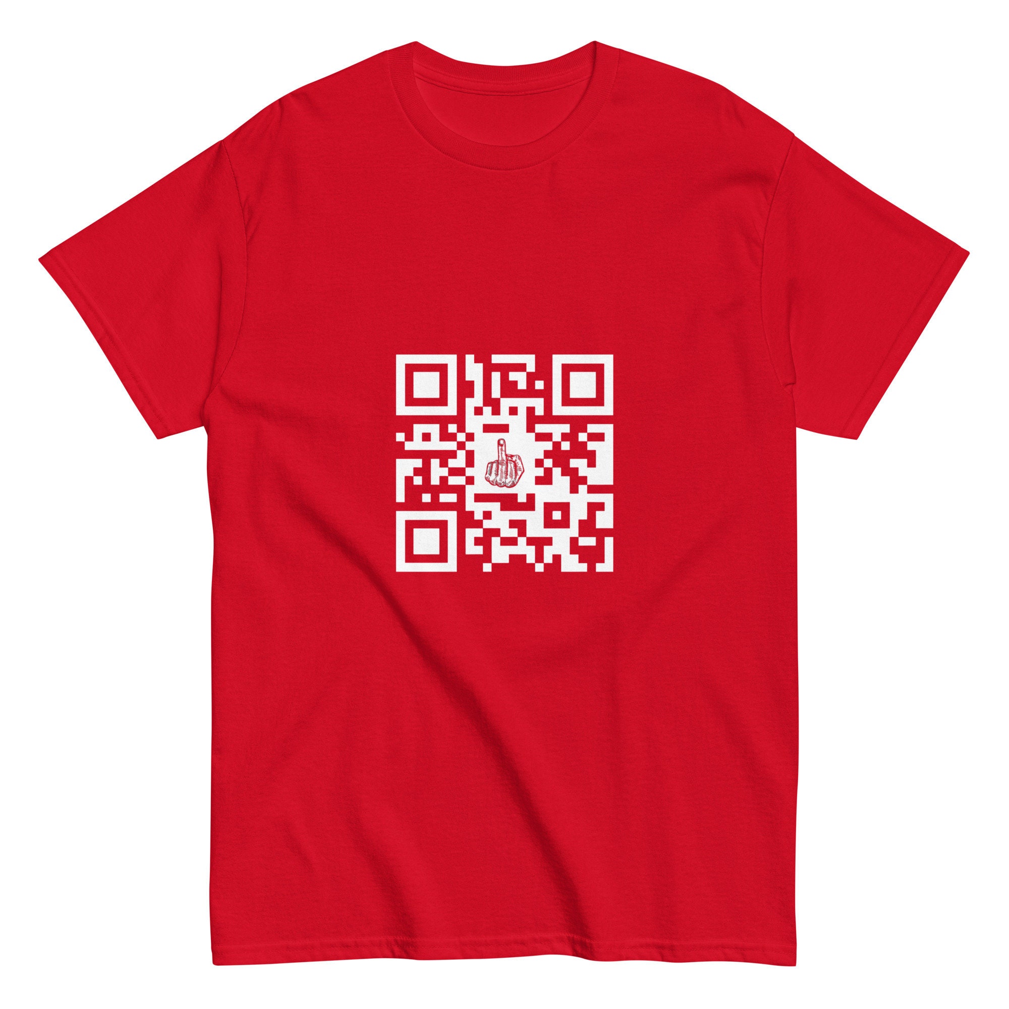 Fuck You QR Code Classic Tee - Etsy Fuck You QR Code Classic Tee - Etsy