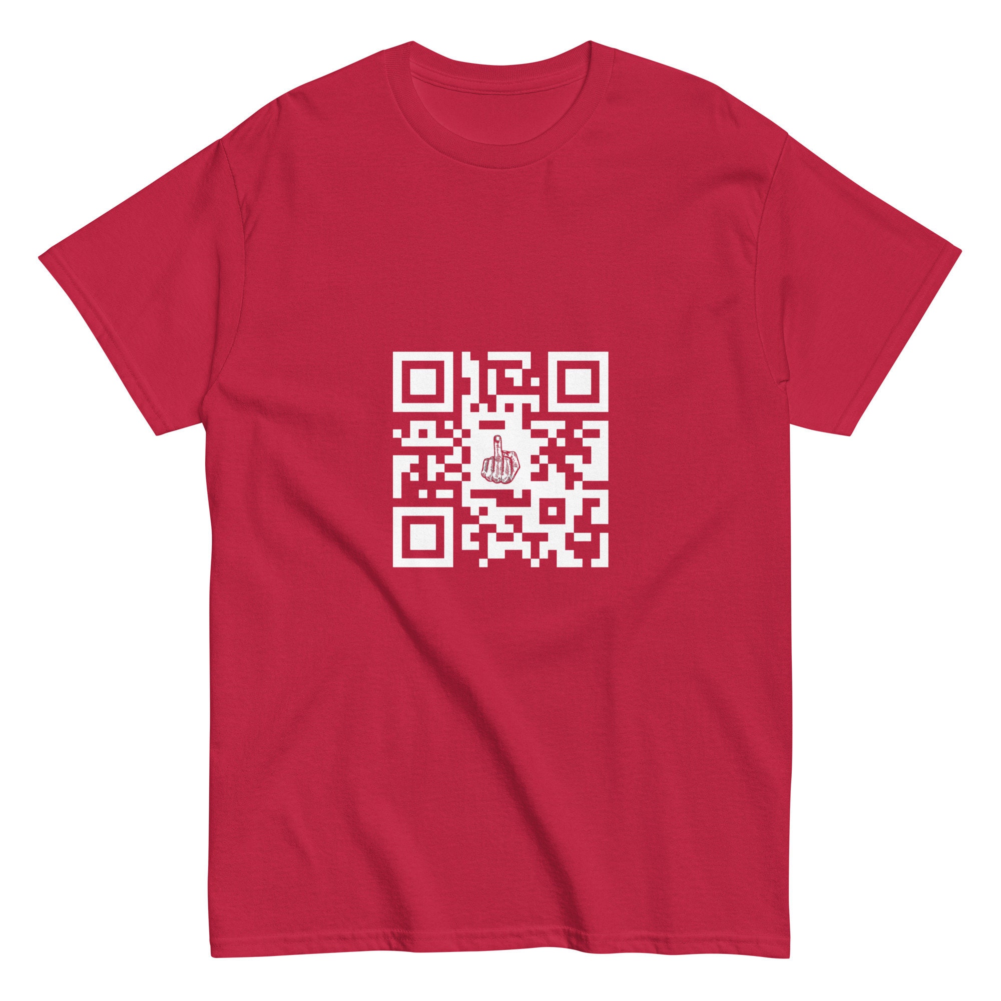 Fuck You Qr Code Classic Tee Etsy 
