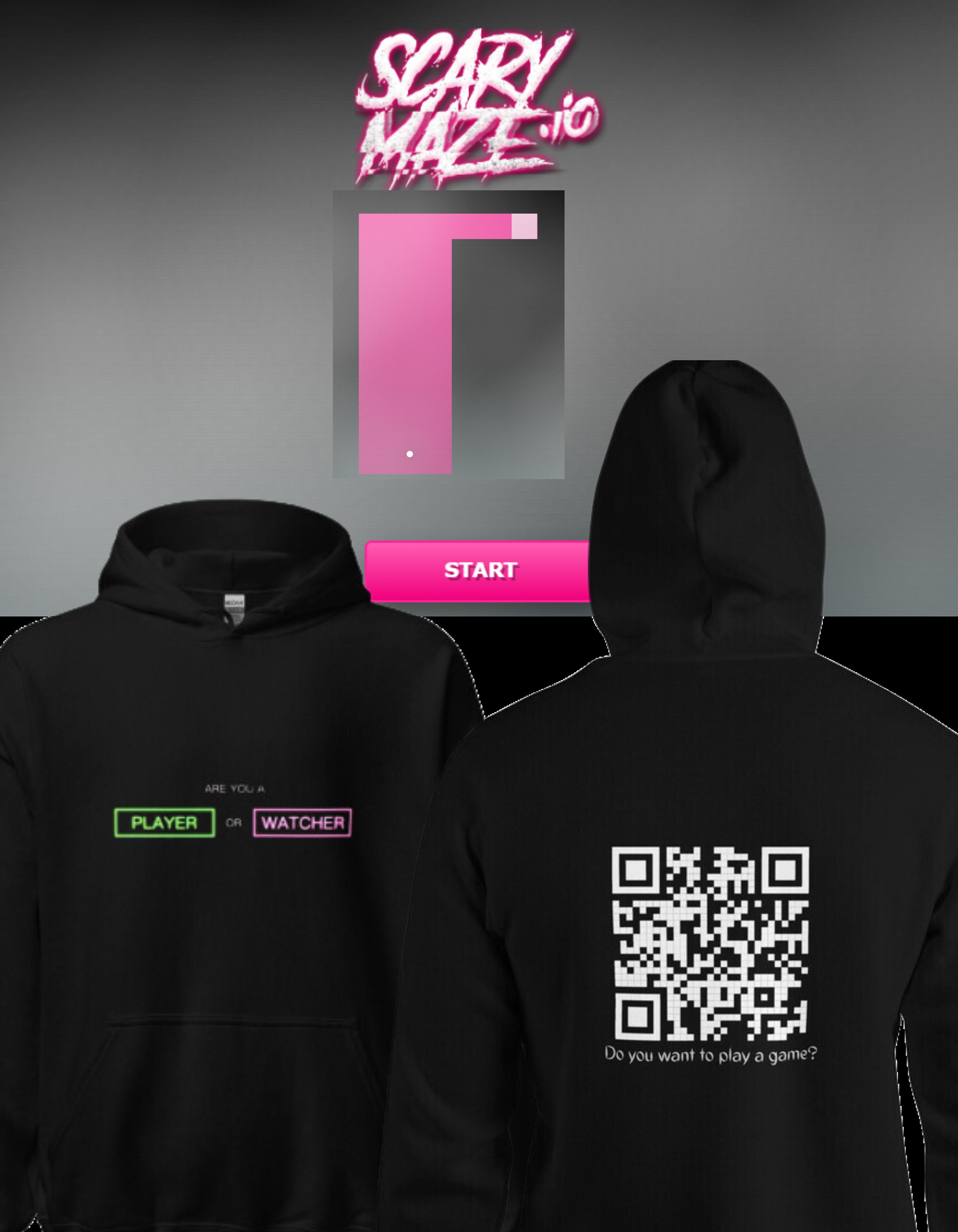 Do You Want to Play A Game? - QR Code Jump Scare Maze Game - Free ...