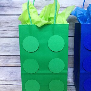 Building Blocks Party Favor Bags Goody Bags, First Birthday - Etsy