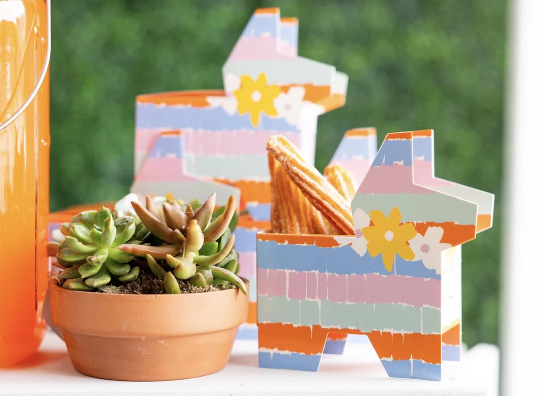 Fiesta Party Treat Box Pinata Favors, Fiesta Party Decor, Fiesta Favors ...