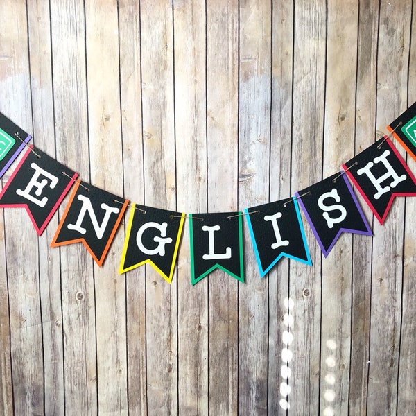 English Classroom - Etsy