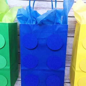 Building Blocks Party Favor Bags Goody Bags, First Birthday - Etsy