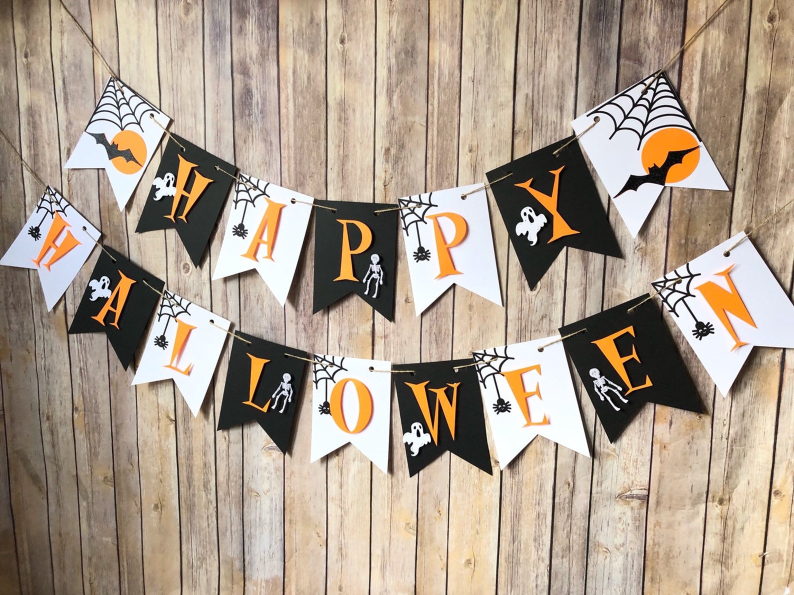 Happy Halloween Banner Halloween Banner October Fall - Etsy