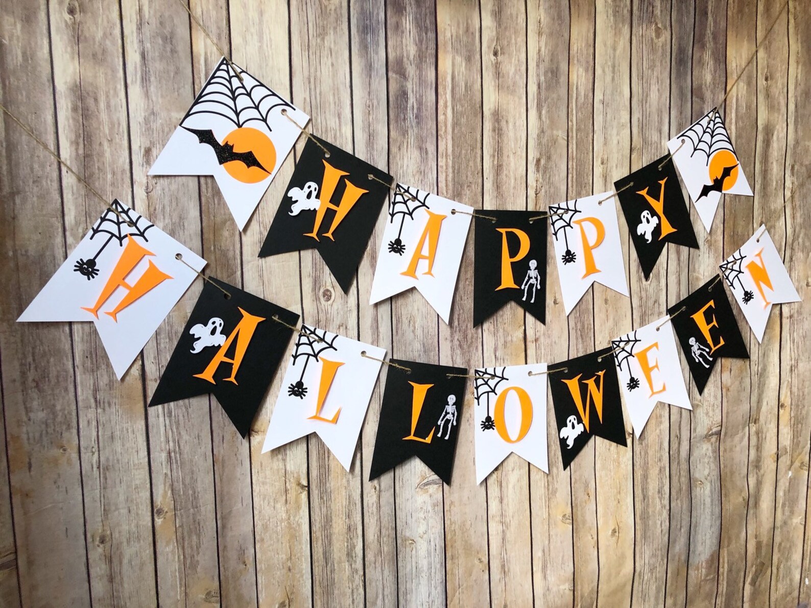 Happy Halloween Banner Halloween Banner October Fall - Etsy