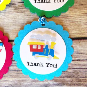 Transportation Party Favor Tags Thank You Tags, First Birthday, Favor ...